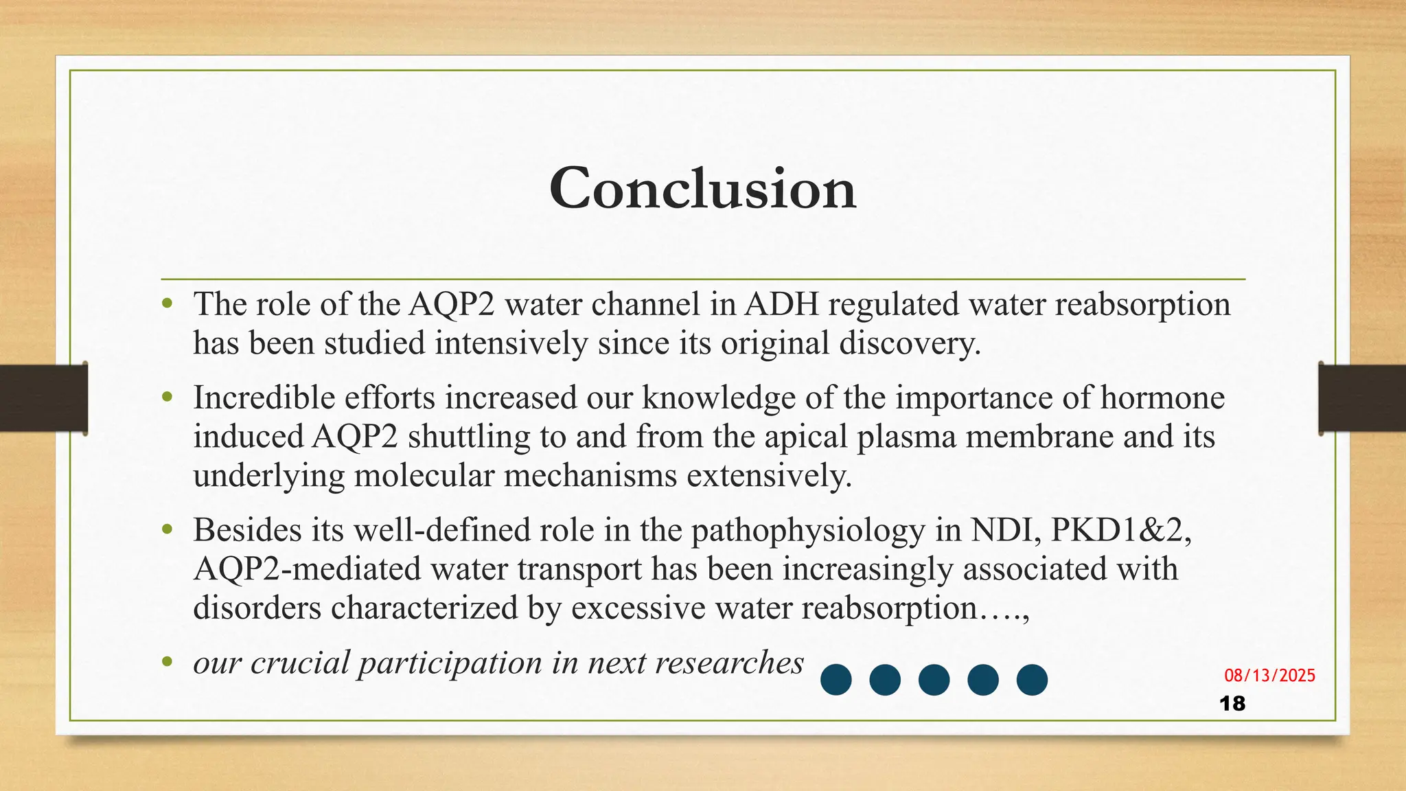 AVP and Aquaporins role in water reabsorption and Urine concentartion.pptx