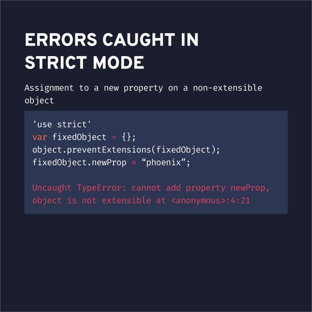 Strict mode in JavaScript | PDF