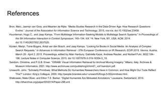 A conceptual model for the annotation of audiovisual heritage in a ...