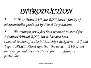 Avr introduction | PPT