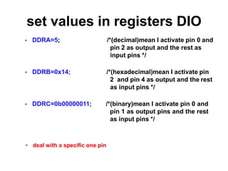 Microcontroller avr | PPTX | Computer Peripherals | Computing