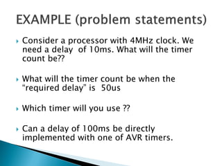 Avr timers | PDF