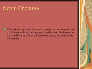 Avram noam chomsky | PPT