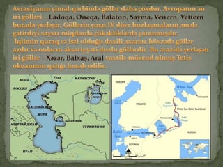 Avrasiyanin daxili sulari | PPTX