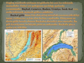 Avrasiyanin daxili sulari | PPTX
