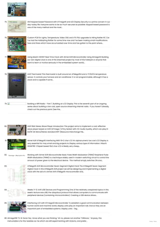 AVR Atmega16 based Projects List - ATMega32 AVR _ Atmega16 based Projects.pdf