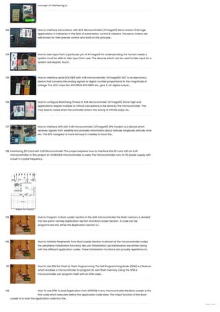 AVR Atmega16 based Projects List - ATMega32 AVR _ Atmega16 based Projects.pdf | Computing ...