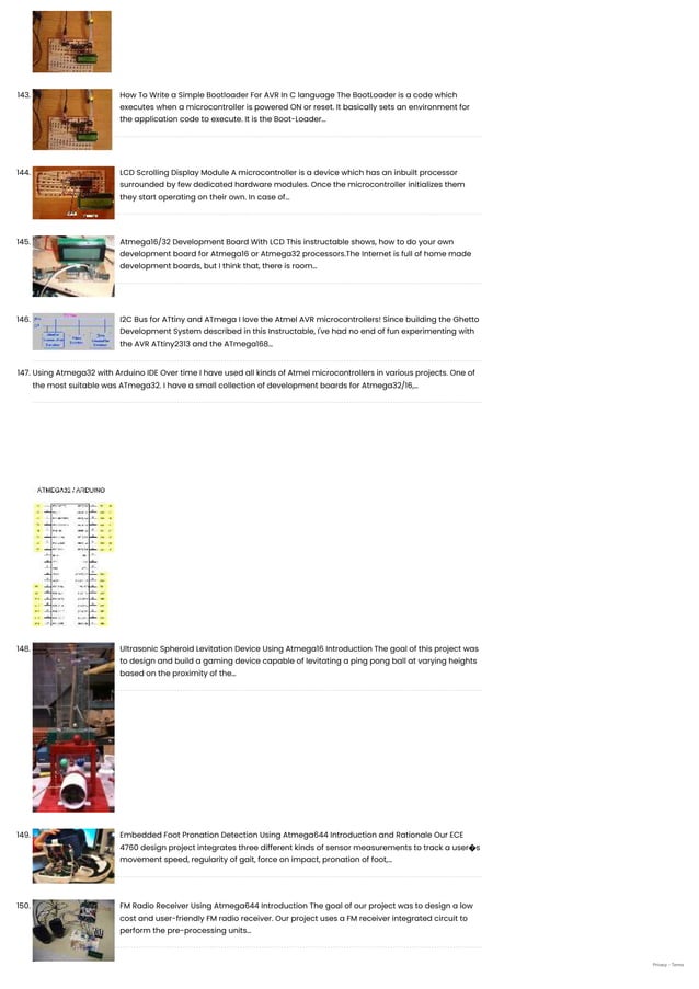 AVR Atmega16 based Projects List - ATMega32 AVR _ Atmega16 based Projects.pdf | Computing ...