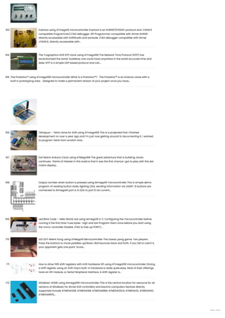 AVR Atmega16 based Projects List - ATMega32 AVR _ Atmega16 based Projects.pdf | Computing ...