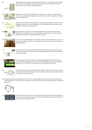 AVR Atmega16 based Projects List - ATMega32 AVR _ Atmega16 based Projects.pdf