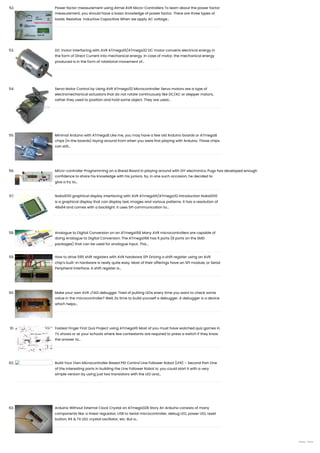 AVR Atmega16 based Projects List - ATMega32 AVR _ Atmega16 based Projects.pdf | Computing ...