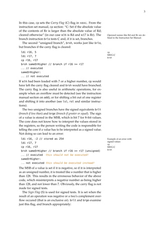 Microcontroladores: Tutorial de lenguaje ensamblador AVR: ramas y bucles condicionales | PDF