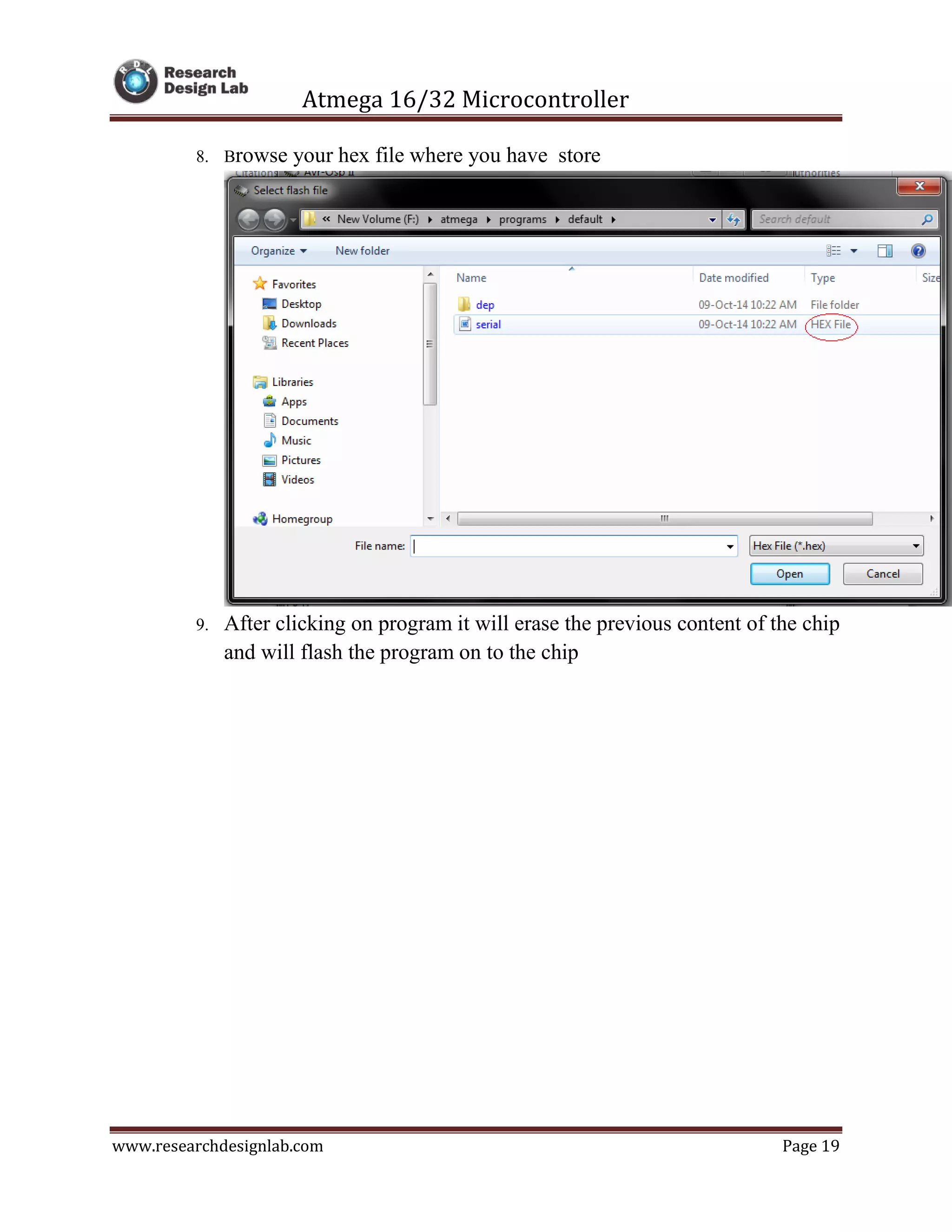 AVR Micro controller Interfacing | PDF