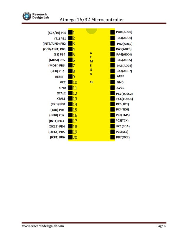 AVR Micro controller Interfacing | PDF