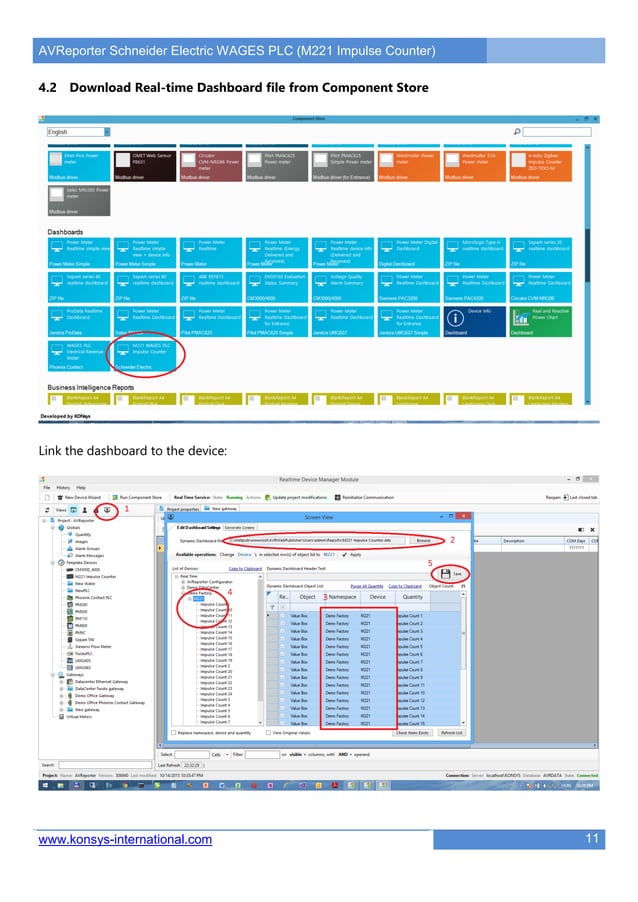 AVReporter Schneider Electric M221 plc impulse counter | PDF