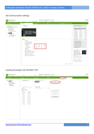 AVReporter Schneider Electric M221 plc impulse counter | PDF