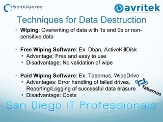 Data Sanitization and Disposal: Best Practices | PDF