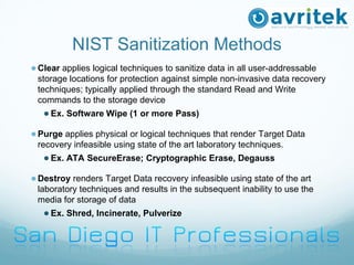 Data Sanitization and Disposal: Best Practices | PDF
