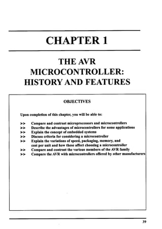 Avr microcontroller and embedded systems vol 1 | PDF