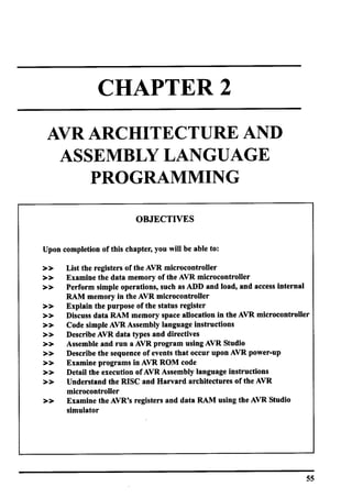 Avr microcontroller and embedded systems vol 1 | PDF