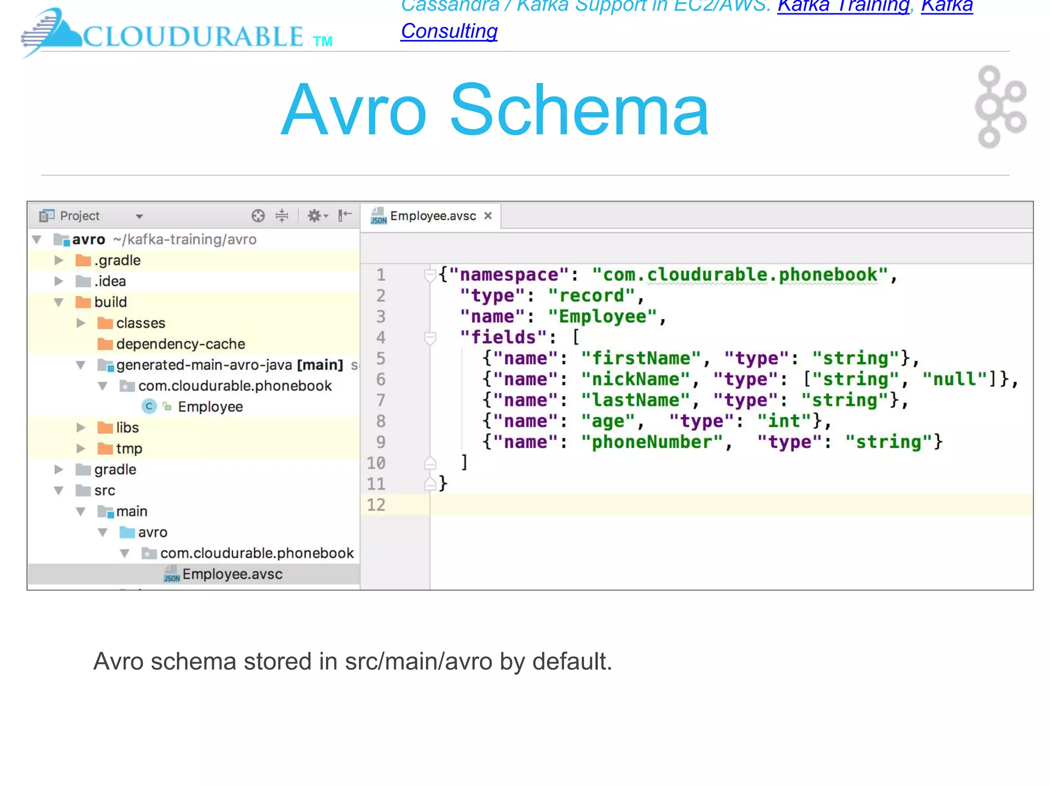 Avro Tutorial - Records with Schema for Kafka and Hadoop | PPTX