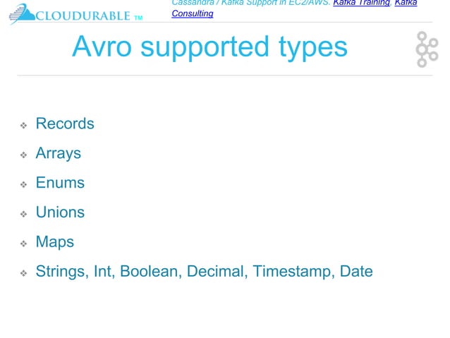 Avro Tutorial - Records with Schema for Kafka and Hadoop | PPT