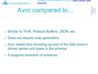 Avro Tutorial - Records with Schema for Kafka and Hadoop | PPTX
