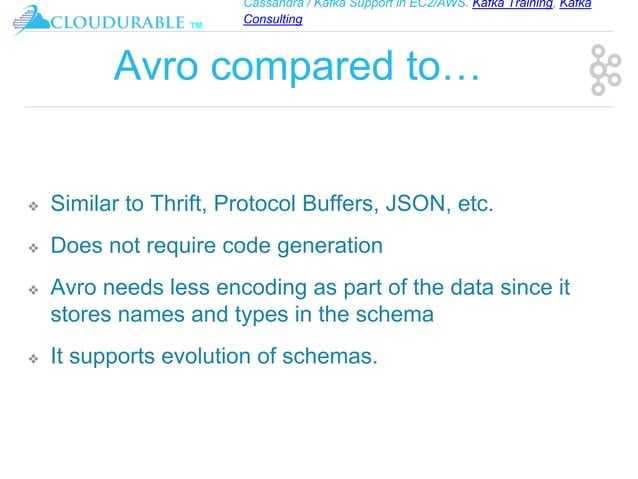 Avro Tutorial - Records with Schema for Kafka and Hadoop | PPT