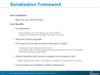 Avro - More Than Just a Serialization Framework - CHUG - 20120416 | PPT