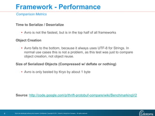 Avro - More Than Just a Serialization Framework - CHUG - 20120416 | PPT