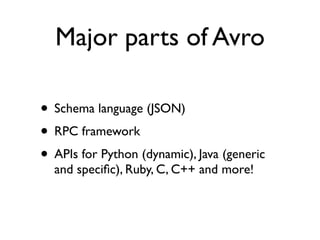 Apache Avro and You | PPT