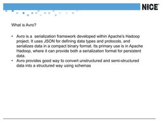 Avro introduction | PPTX