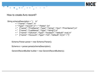 Avro introduction | PPTX