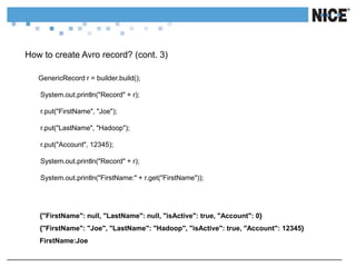 Avro introduction | PPTX
