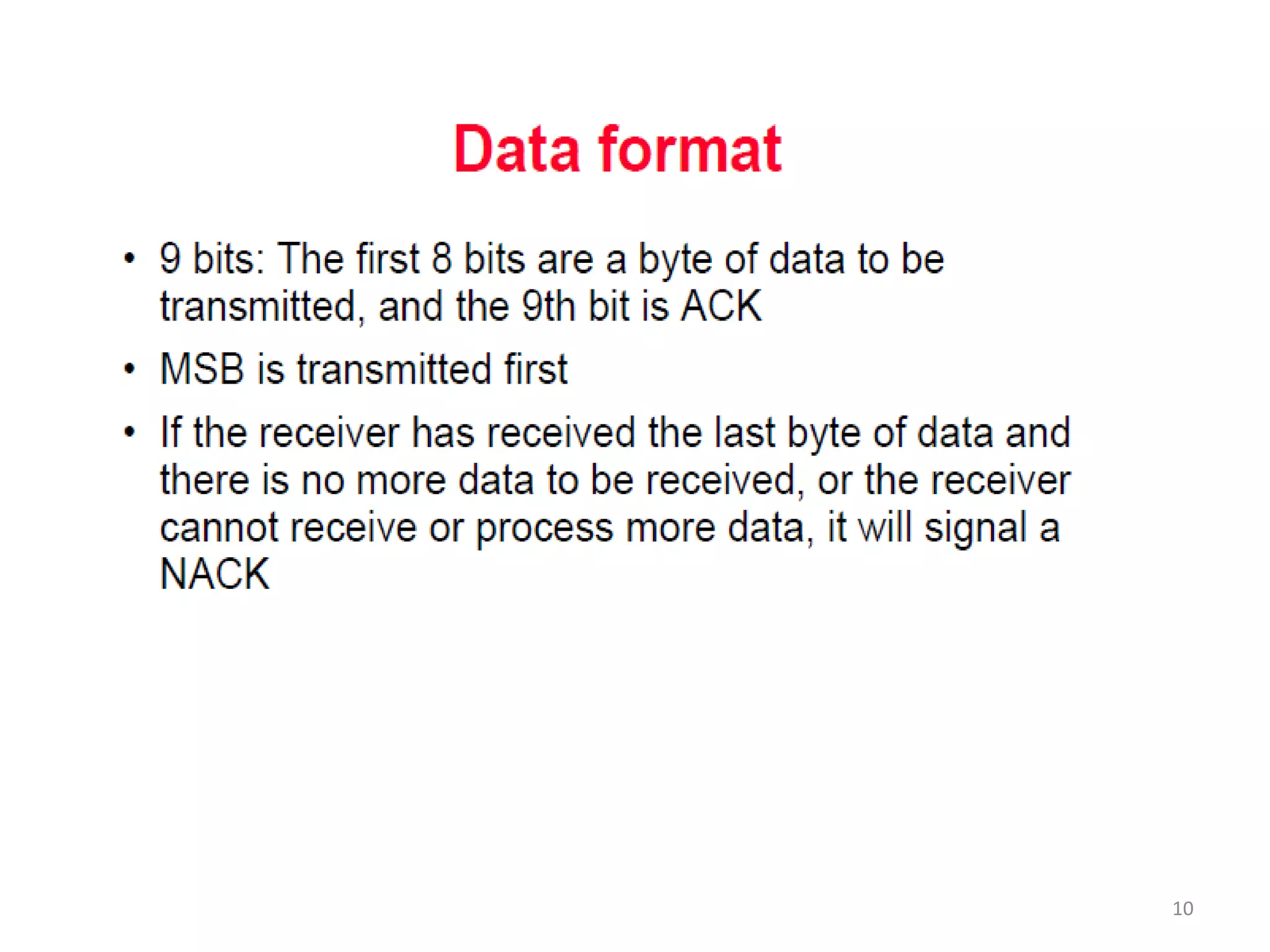 I2C BUS PROTOCOL | PDF