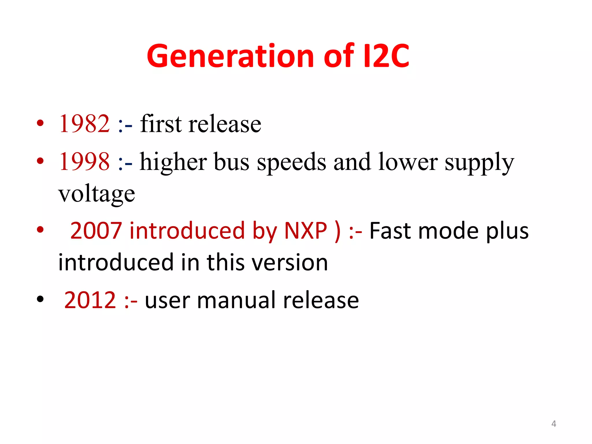 I2C BUS PROTOCOL | PPT