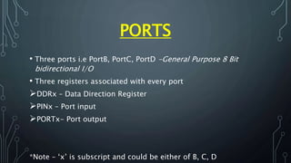 embedded system and AVR | PPTX