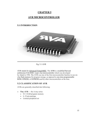 training report on embedded system and AVR | PDF | Programming Languages | Computing