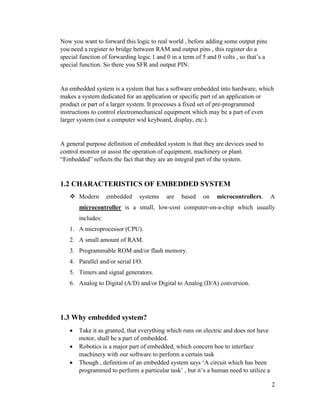 training report on embedded system and AVR | PDF | Programming Languages | Computing