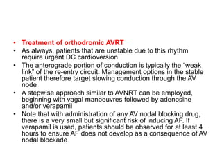 AVRT,TYPES AND HOW TO INTERPRET IN ECG?? | PPTX