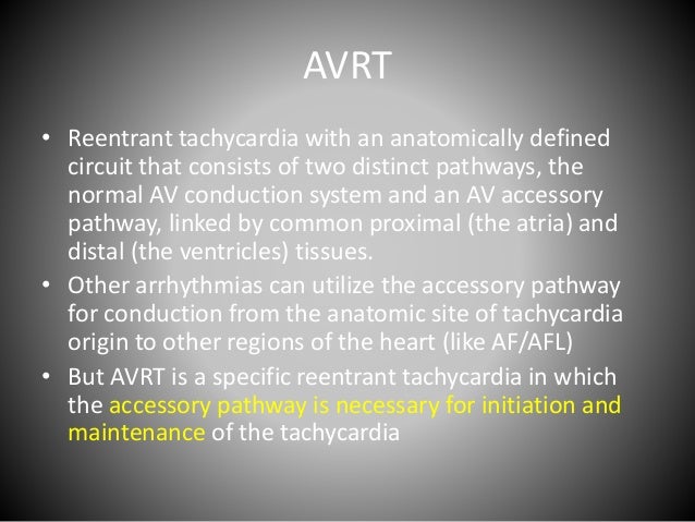 Electrophysiology AVRT