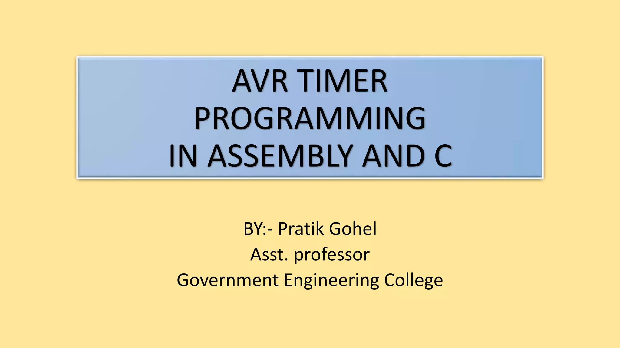 AVRTIMER.pptx