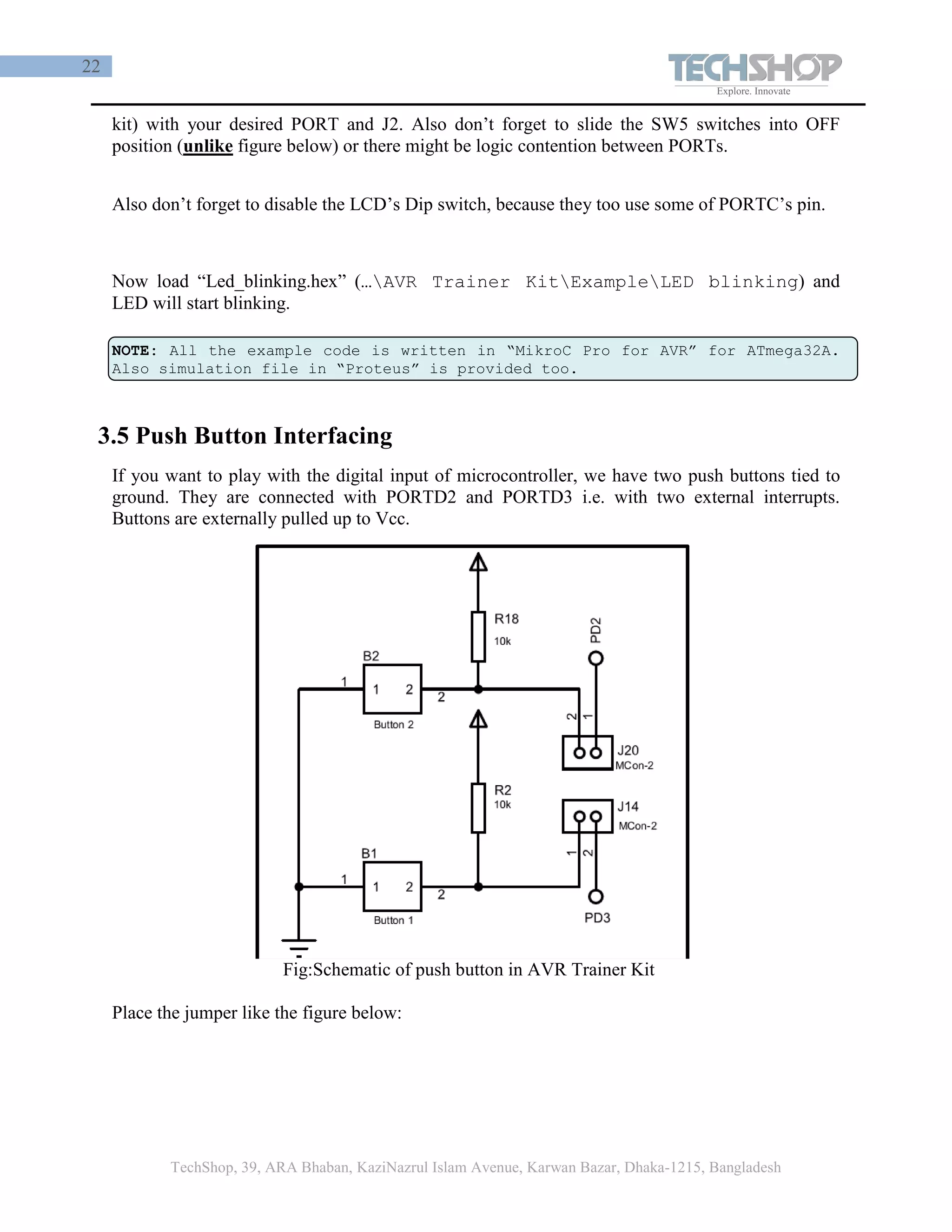 Avr trainer kit manual | PDF