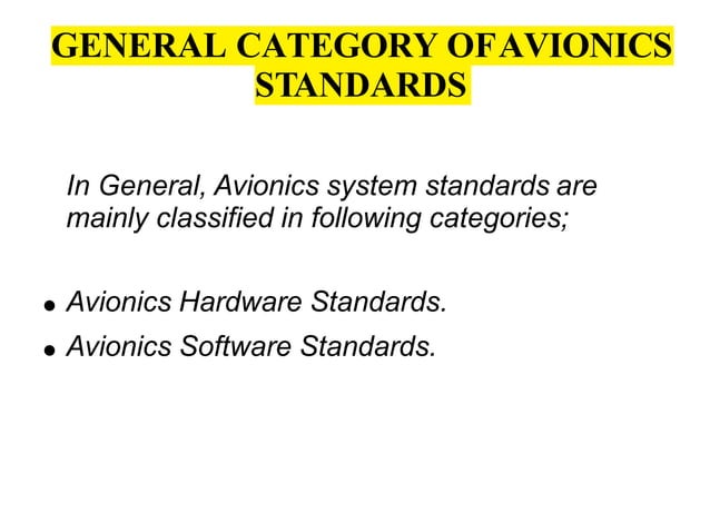 Avionics system Standard | PPT