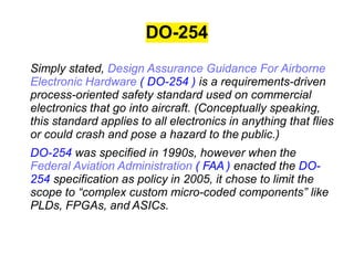 Avionics system Standard | PPTX