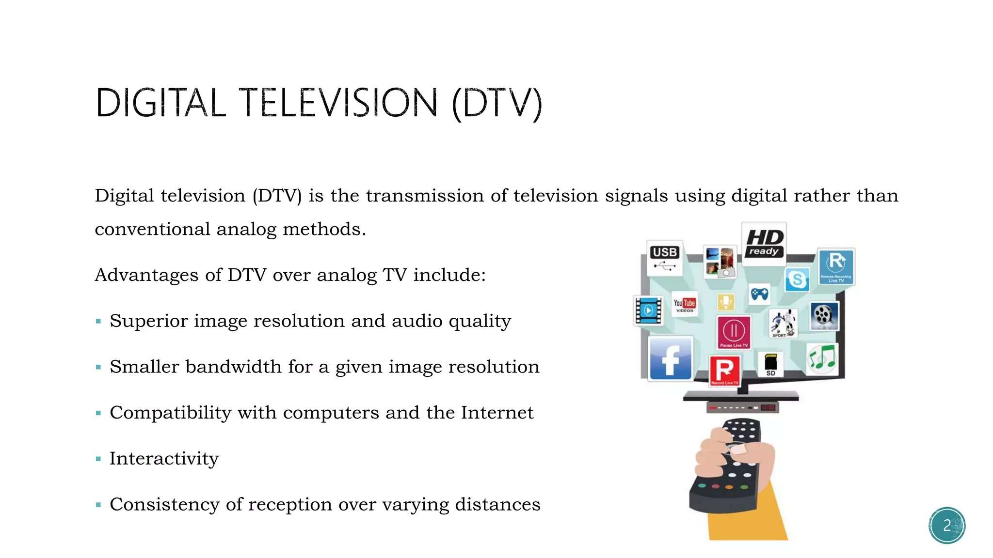 DIGITAL TV RECEIVER AND ITS MERITS | PPTX