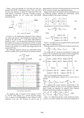vsc hvdc fuzzy controller for improving the stability of acdc power system | PDF