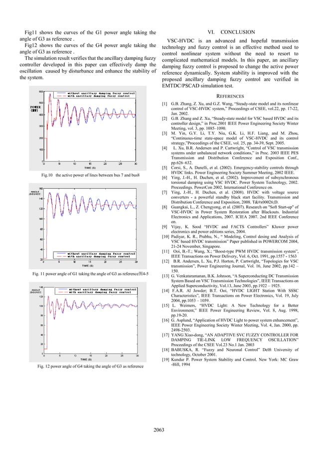 vsc hvdc fuzzy controller for improving the stability of acdc power system | PDF