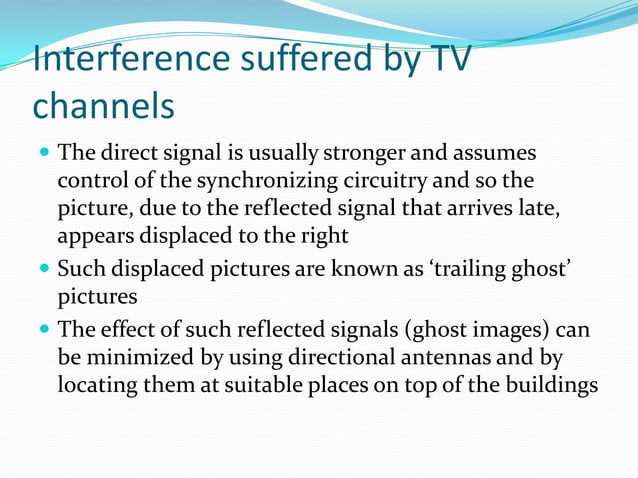 Television Signal Transmission & Propagation | PPTX