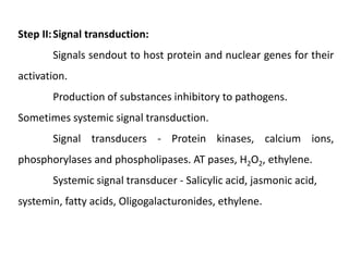 Avs defense responses of plants to pathogen | PPTX
